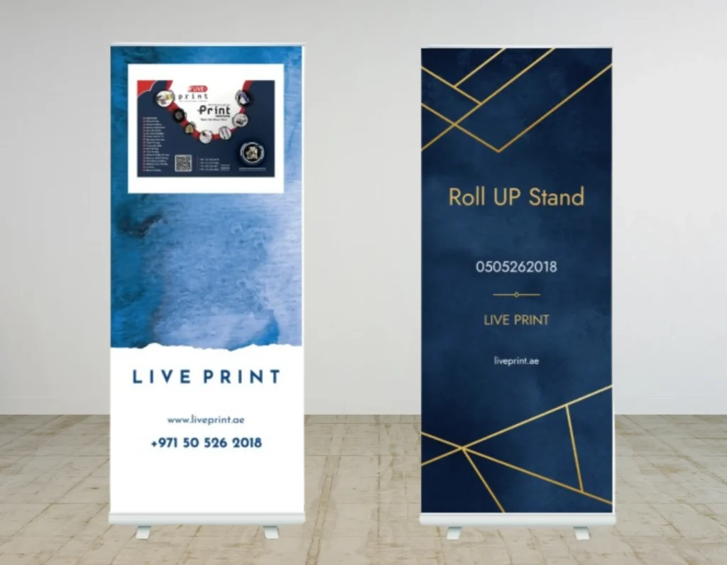 Custom Standees Printing In Dubai | Live Print Dubai